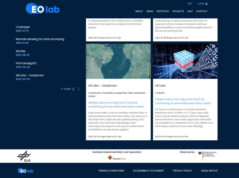 EO-LAB - Case studies | Cloudferro